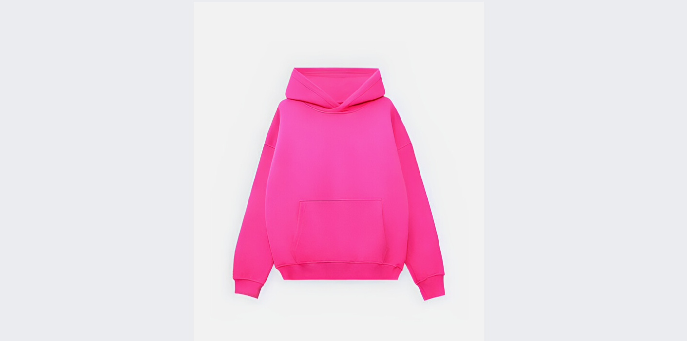fuchsia Basic Oversized Hoodie – COMFO
