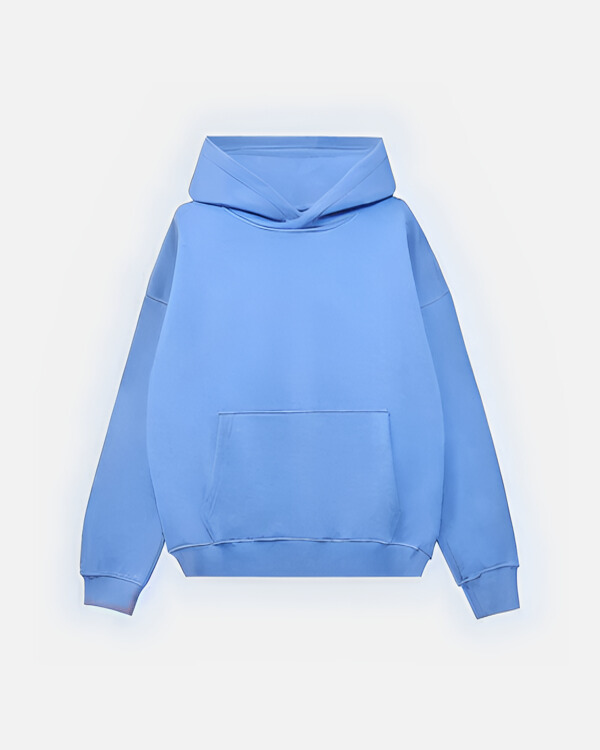 baby blue Basic Oversized Hoodie – COMFO